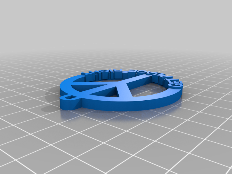 Free 3D file Get Peace Right・3D print model to download・Cults